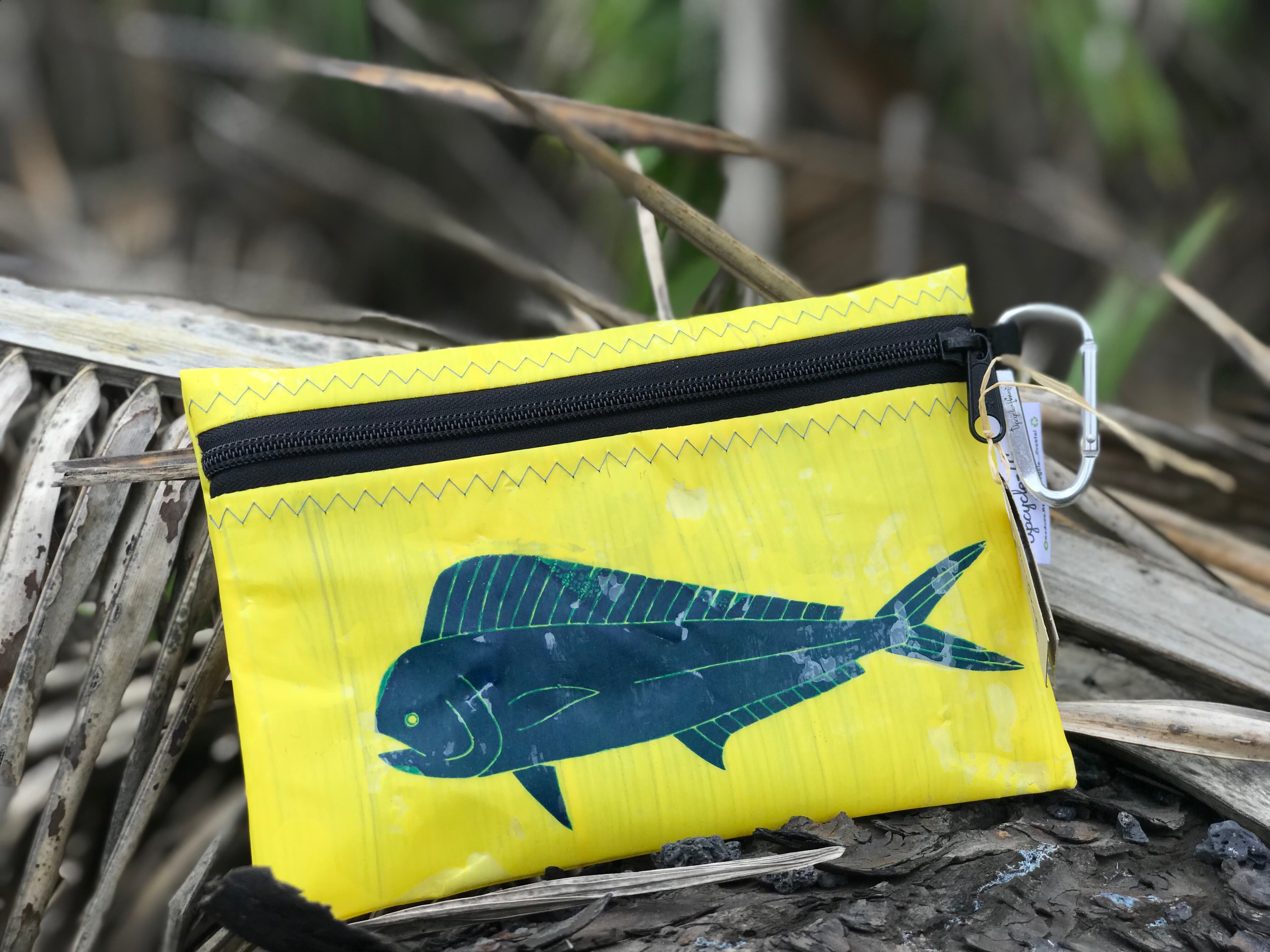 Upcycle Hawaii Mahi-Mahi Water Resistant Pouch – Sundot Marine